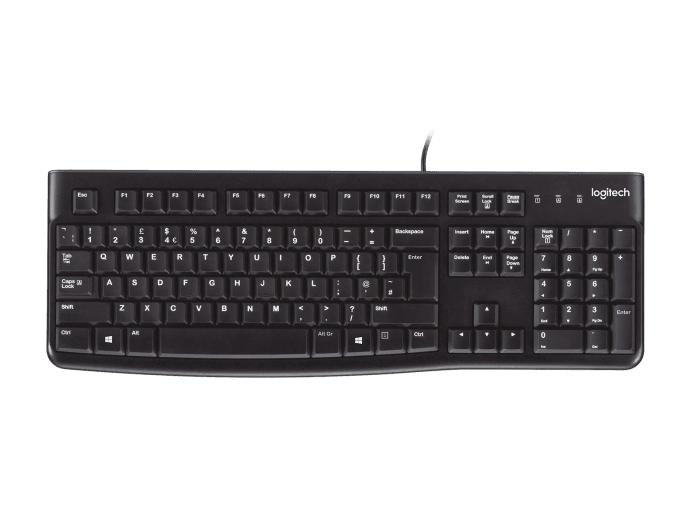 Logitech K120 USB Standard Computer Keyboard – Best Price in Egypt ...